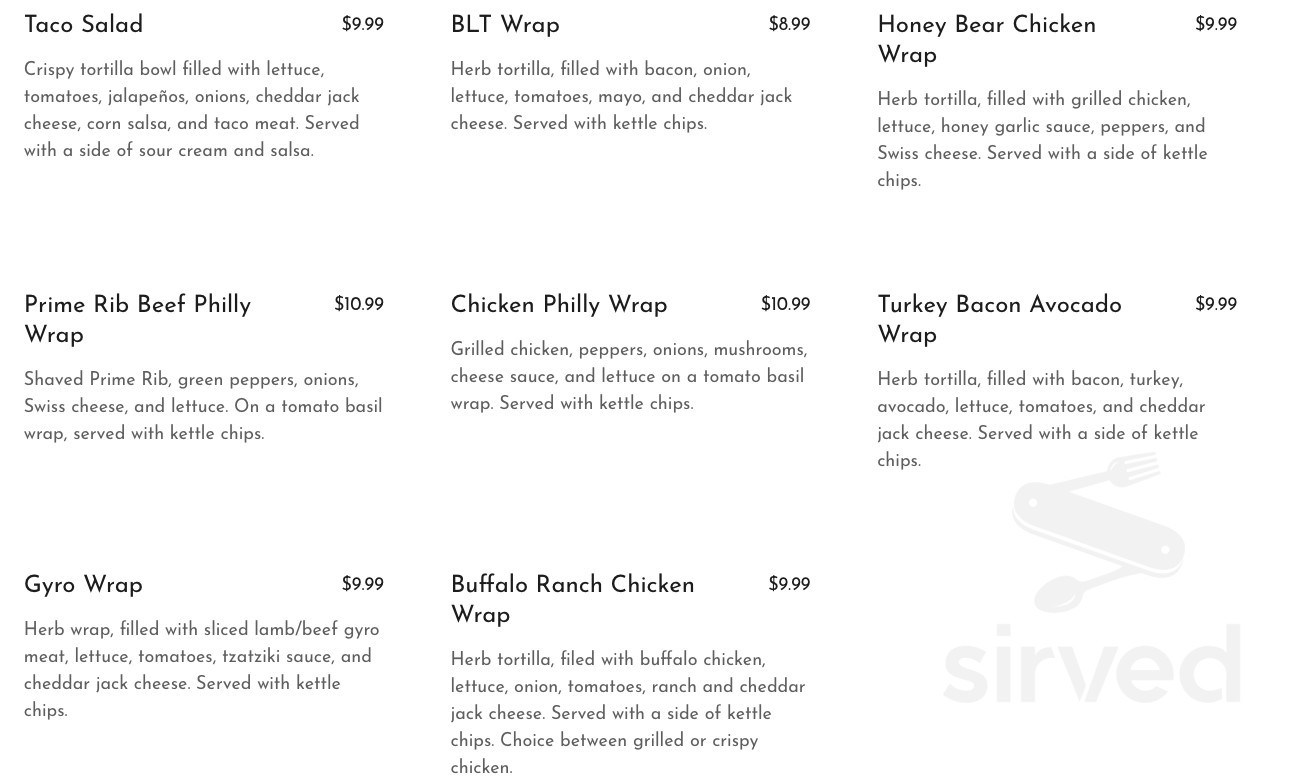 Geneva Bar & Grill menus in Geneva, Minnesota, United States