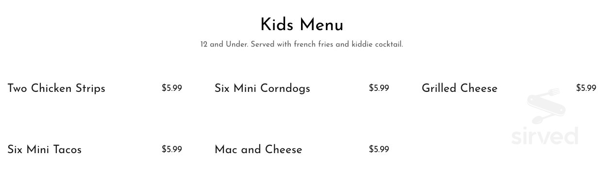 Geneva Bar & Grill menus in Geneva, Minnesota, United States