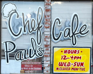 Menu for Chef Paul's Cafe in Fresno, CA | Sirved