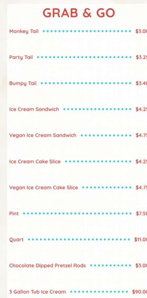 Babes Ice Cream And Dessert Menu In Milwaukee Wisconsin Usa