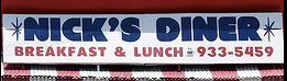Menu for Nick's Diner in Wheaton, MD | Sirved