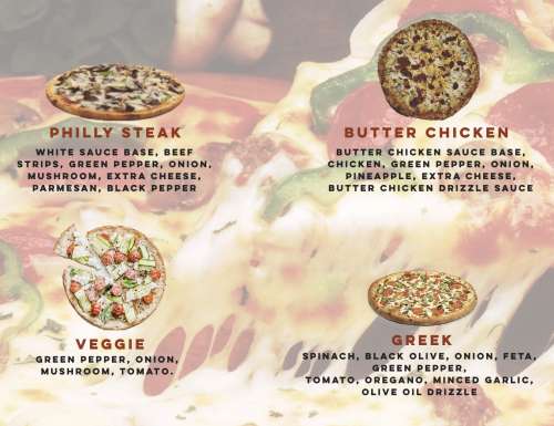 Jacked Up Pizza menu in Lindsay, Ontario, Canada