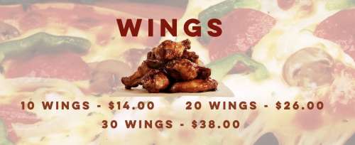 Jacked Up Pizza menu in Lindsay, Ontario, Canada