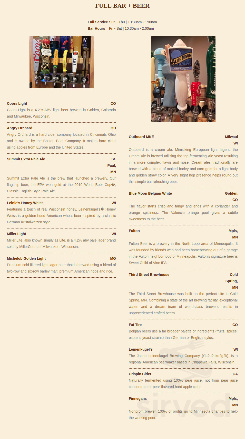 Pizza Man Menu - Farmington, Minnesota | Sirved