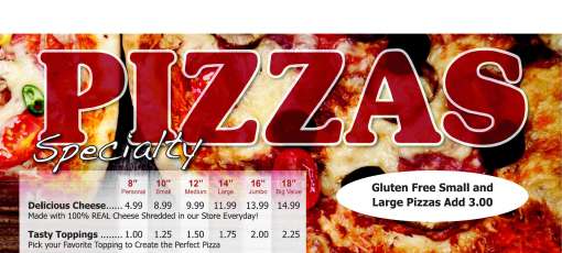 Pizza Man Menu - Farmington, Minnesota | Sirved