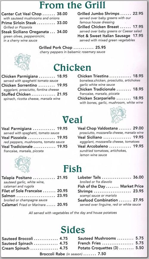 Casa Verde Restaurant menu in Staten Island, New York, USA