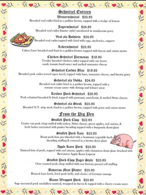 The Village Lanterne menu in Lindenhurst, New York, USA