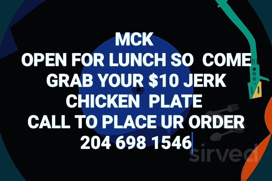 Menu for Miss Christine's Kitchen inc in Winnipeg, MB | Sirved