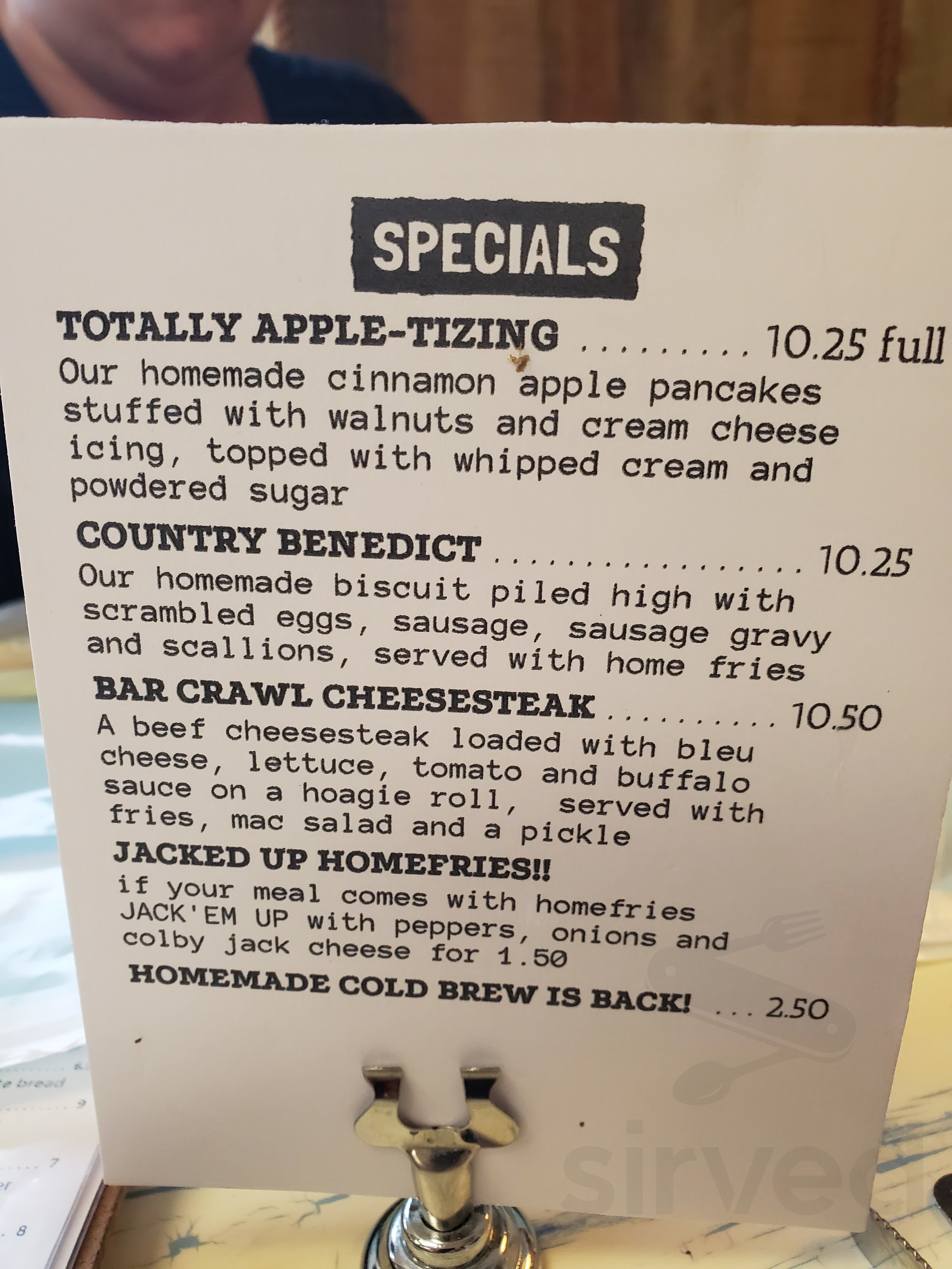 Grits & Grace menu in Bayville, New Jersey, USA