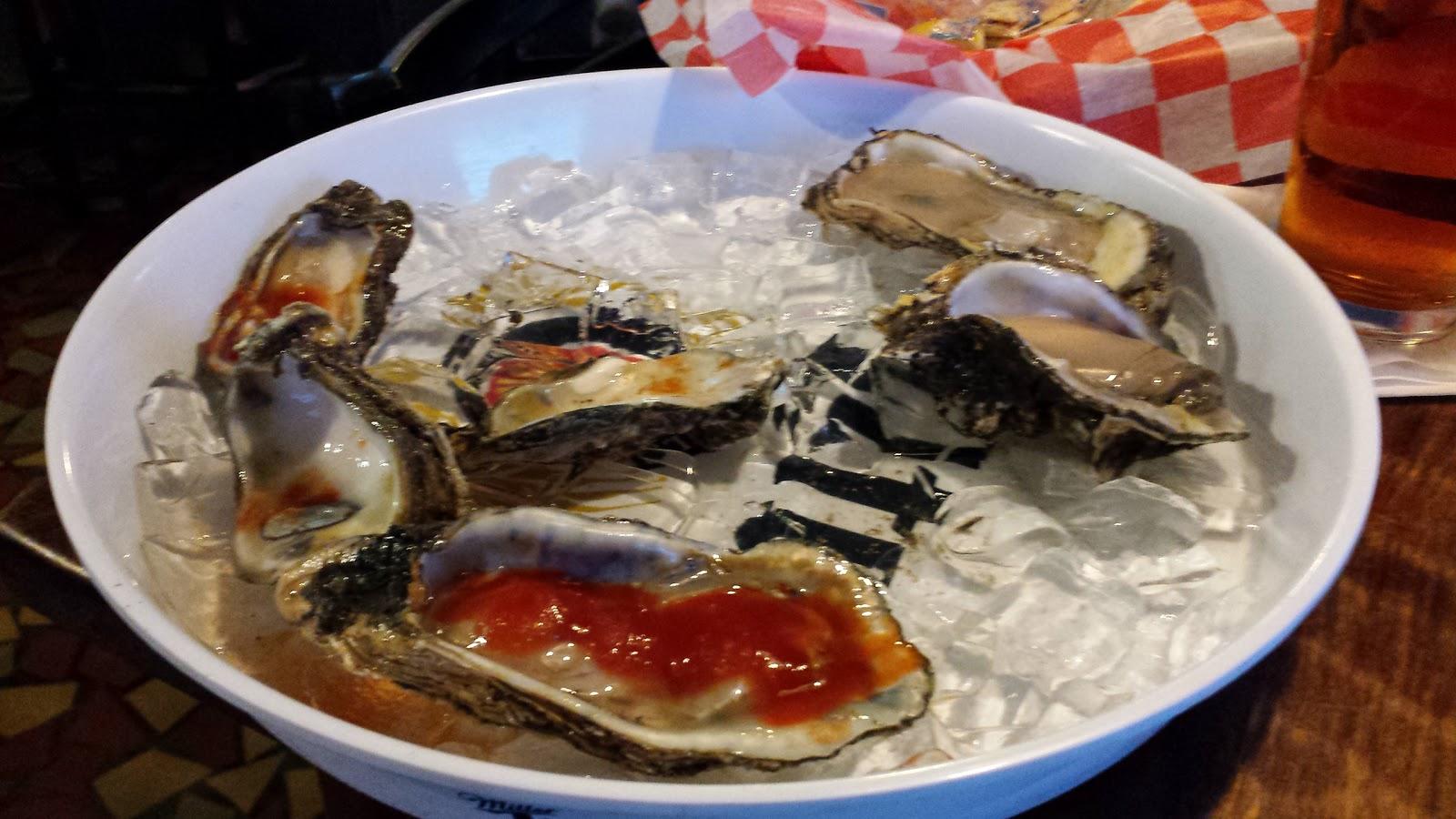 Aw Shucks menu in Montgomery, Alabama, USA