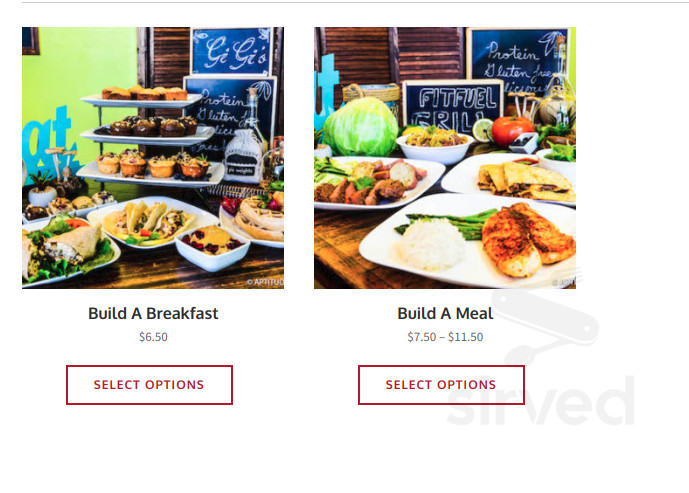 Fit Fuel Grill menu in El Paso, Texas, USA