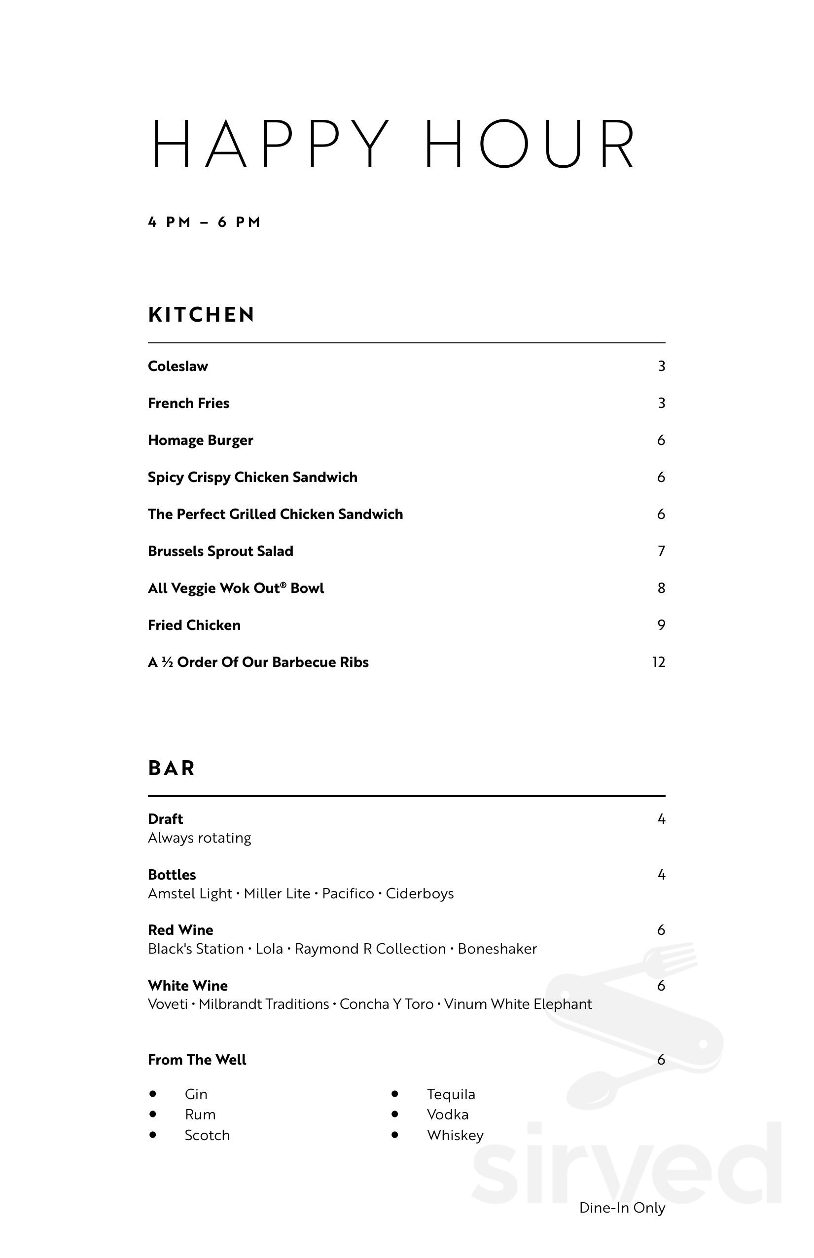 Doc B's Restaurant + Bar menus in Dallas, Texas, United States