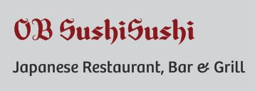 Menu for OB Sushiya in San Diego, CA | Sirved