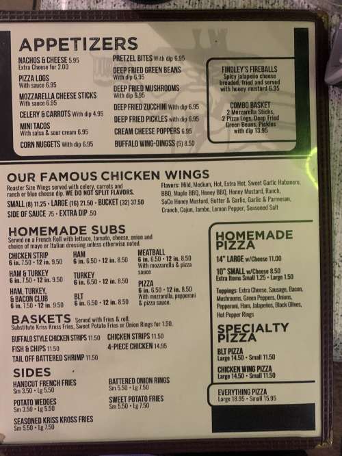 French Creek Tavern & Liquors menu in Clymer, New York, USA