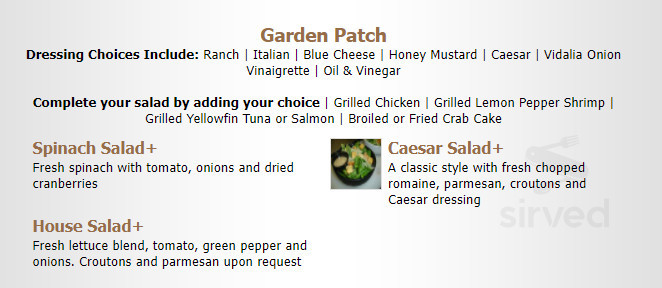 Meding's Seafood menu in Milford, Delaware, USA