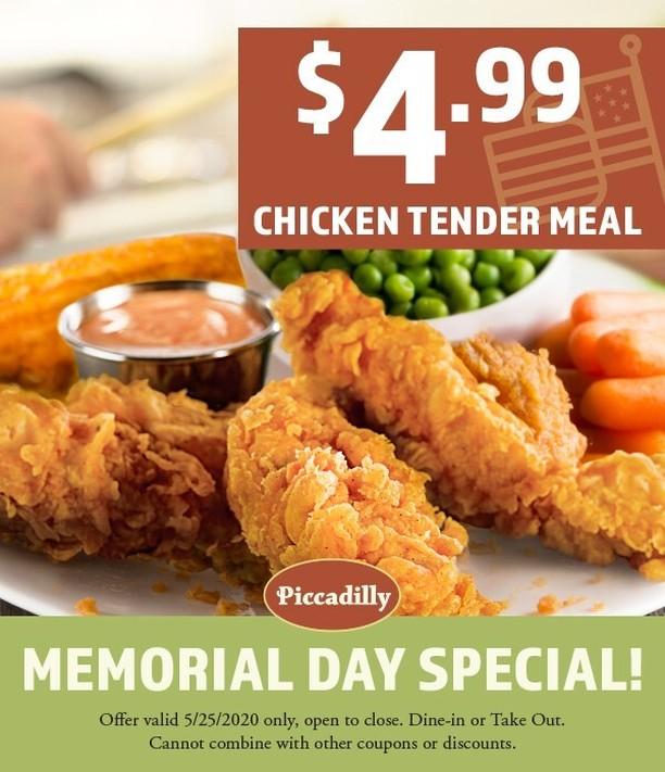 Piccadilly Restaurants menus in Metairie, Louisiana, United States