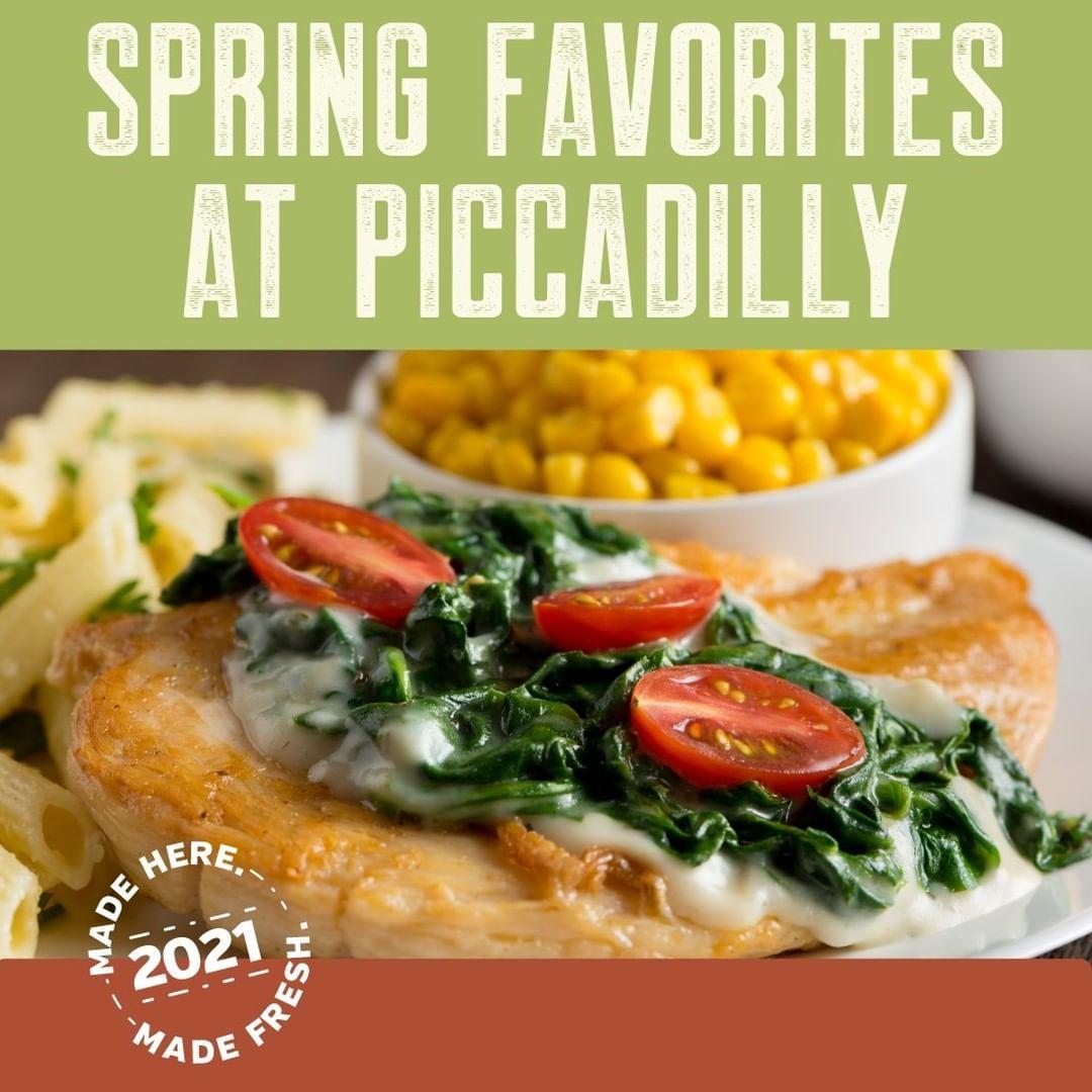 Piccadilly Cafeteria menu in Baton Rouge, Louisiana, USA