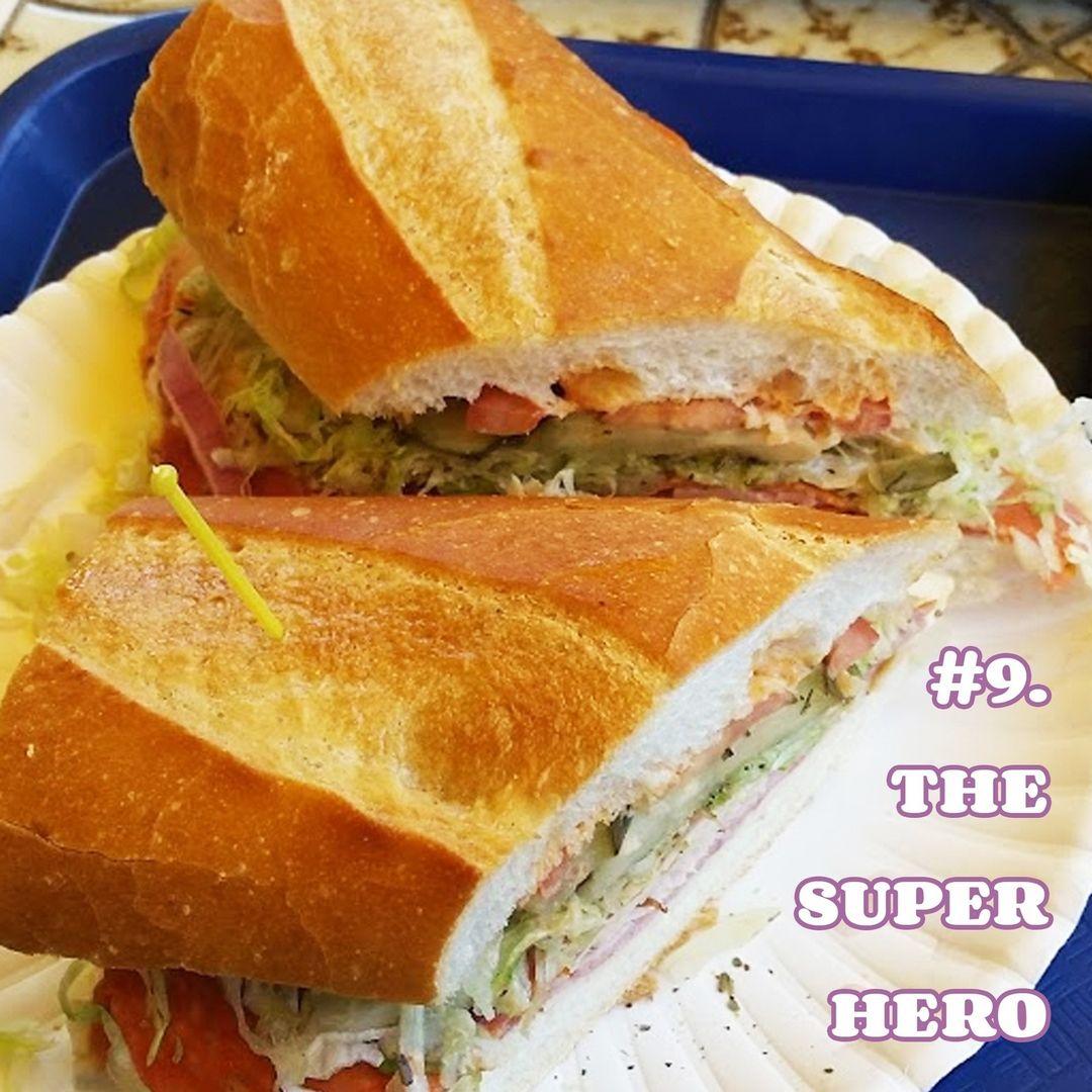 Great American Hero menu in Dallas, Texas, USA