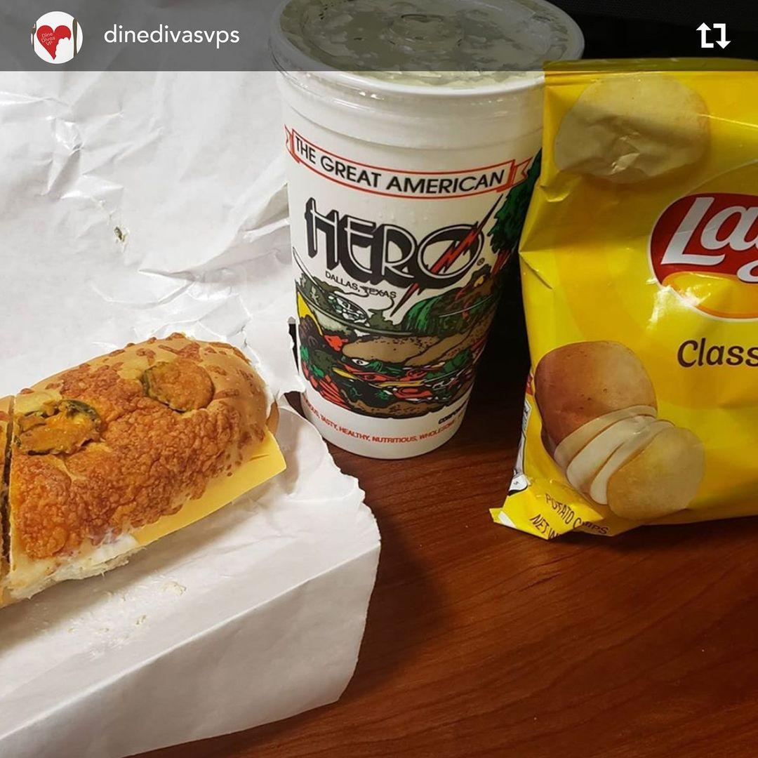 Great American Hero menu in Dallas, Texas, USA