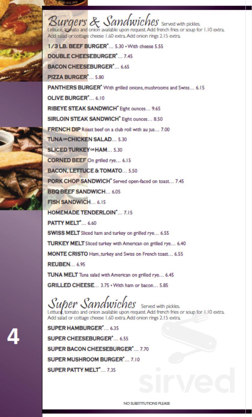 Cedar Falls Family Restaurant menu in Cedar Falls, Iowa, USA