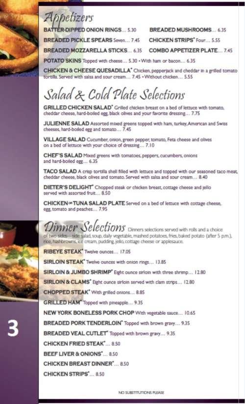 Cedar Falls Family Restaurant menu in Cedar Falls, Iowa, USA