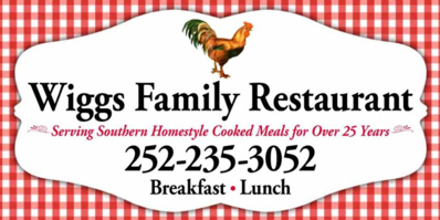 Menu for Wiggs Family Restaurant in Middlesex, NC | Sirved
