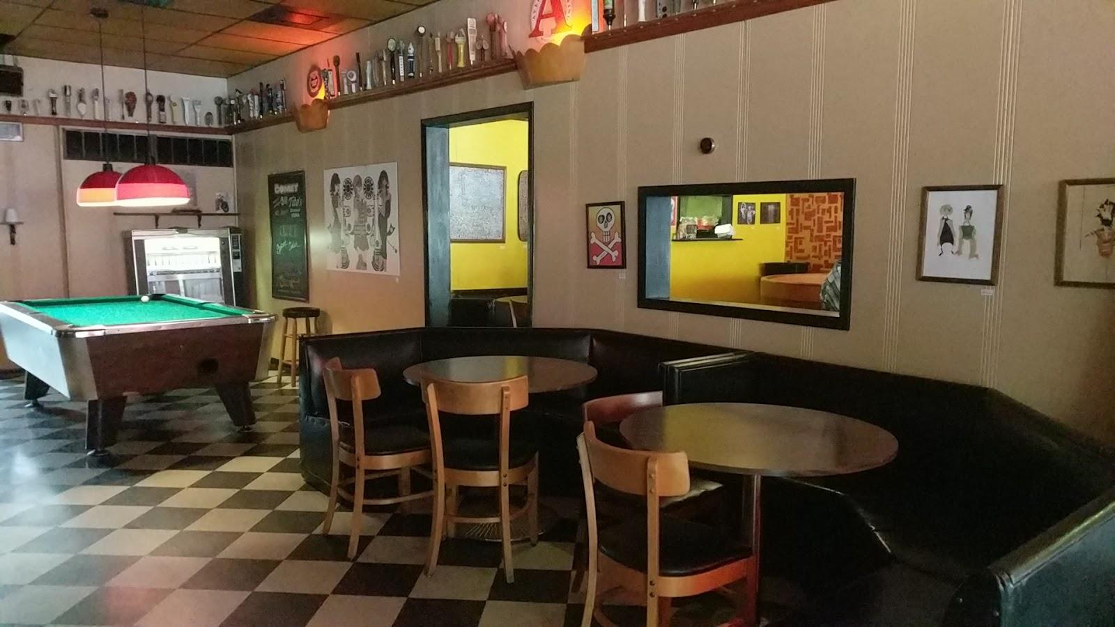 The Comet menu in Cincinnati, Ohio, USA