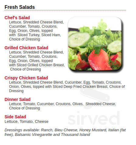 Kravers menu in Tooele, Utah, USA