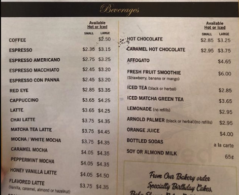 Yellow Vase menus in Palos Verdes Estates, California, United States