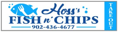 Menu for Hoss's Fish 'n' Chips in Summerside, PE | Sirved