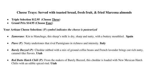 Menu for The Grape Taste Restaurant in Lake Jackson, TX | Sirved