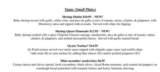 Menu for The Grape Taste Restaurant in Lake Jackson, TX | Sirved