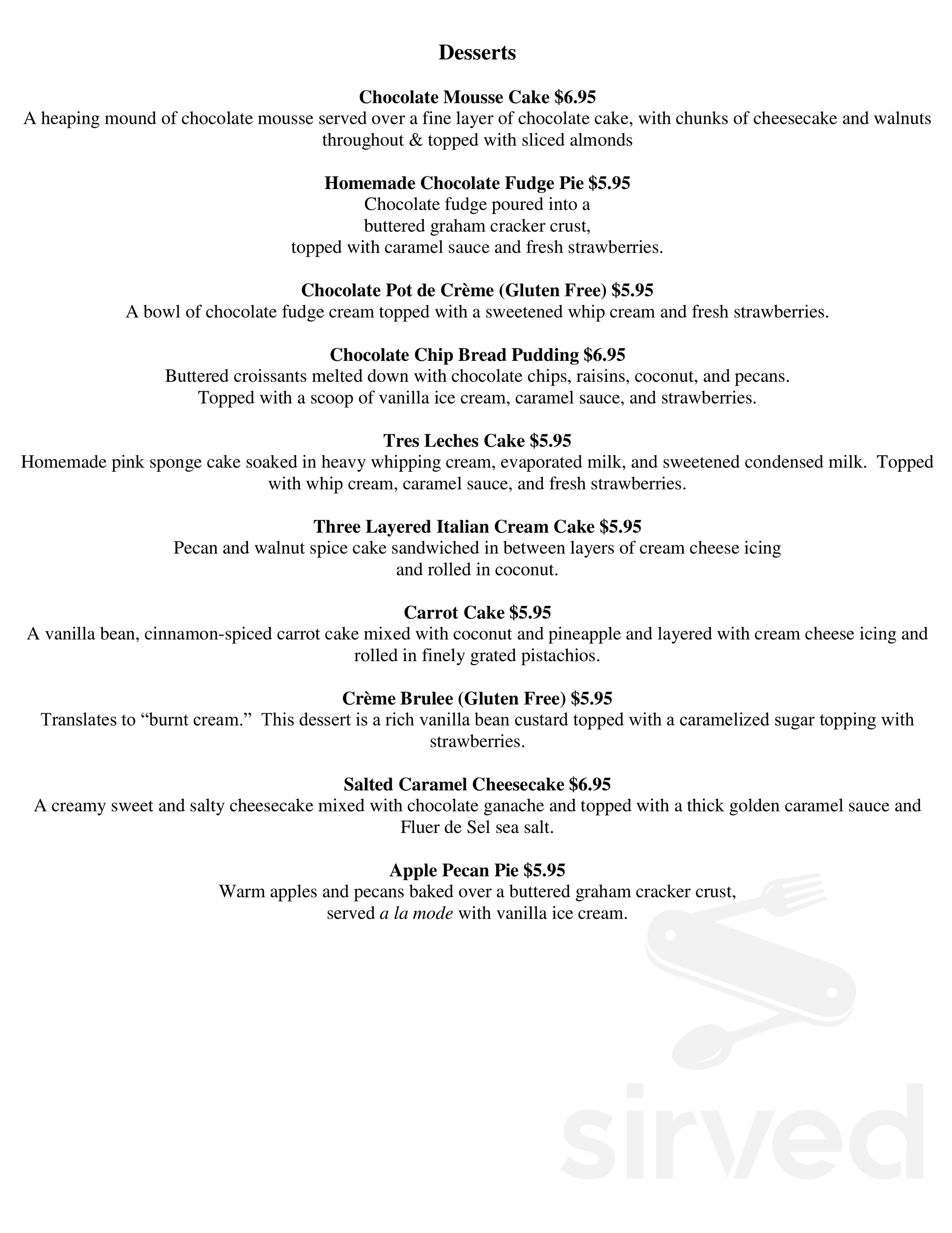 The Grape Taste Restaurant menus in Lake Jackson, Texas, United States