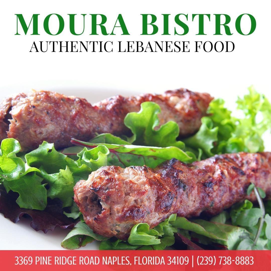 Moura Bistro menu in Naples, Florida, USA