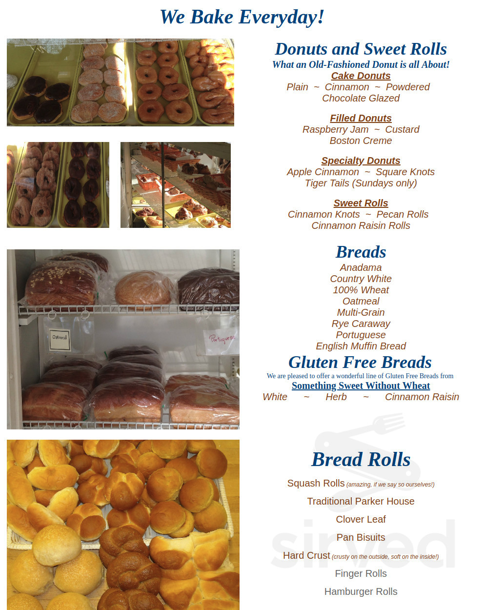 Menu - Chatham MA's Chatham Village Cafe and Bakery | Sirved