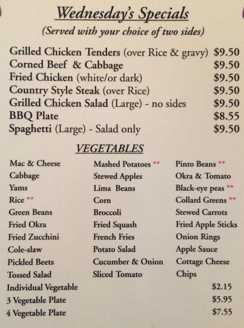 Miki's Restaurant menu in Matthews, North Carolina, USA