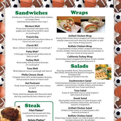 McMashers Sports Bar & Grill menu in Casa Grande, Arizona, USA