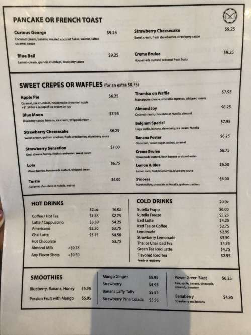 Café Mezcla menu in Columbia, Maryland, USA