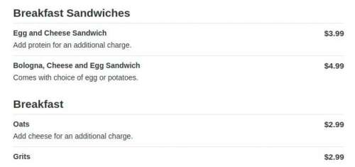 5 Points Cafe menu in Xenia, Ohio, USA