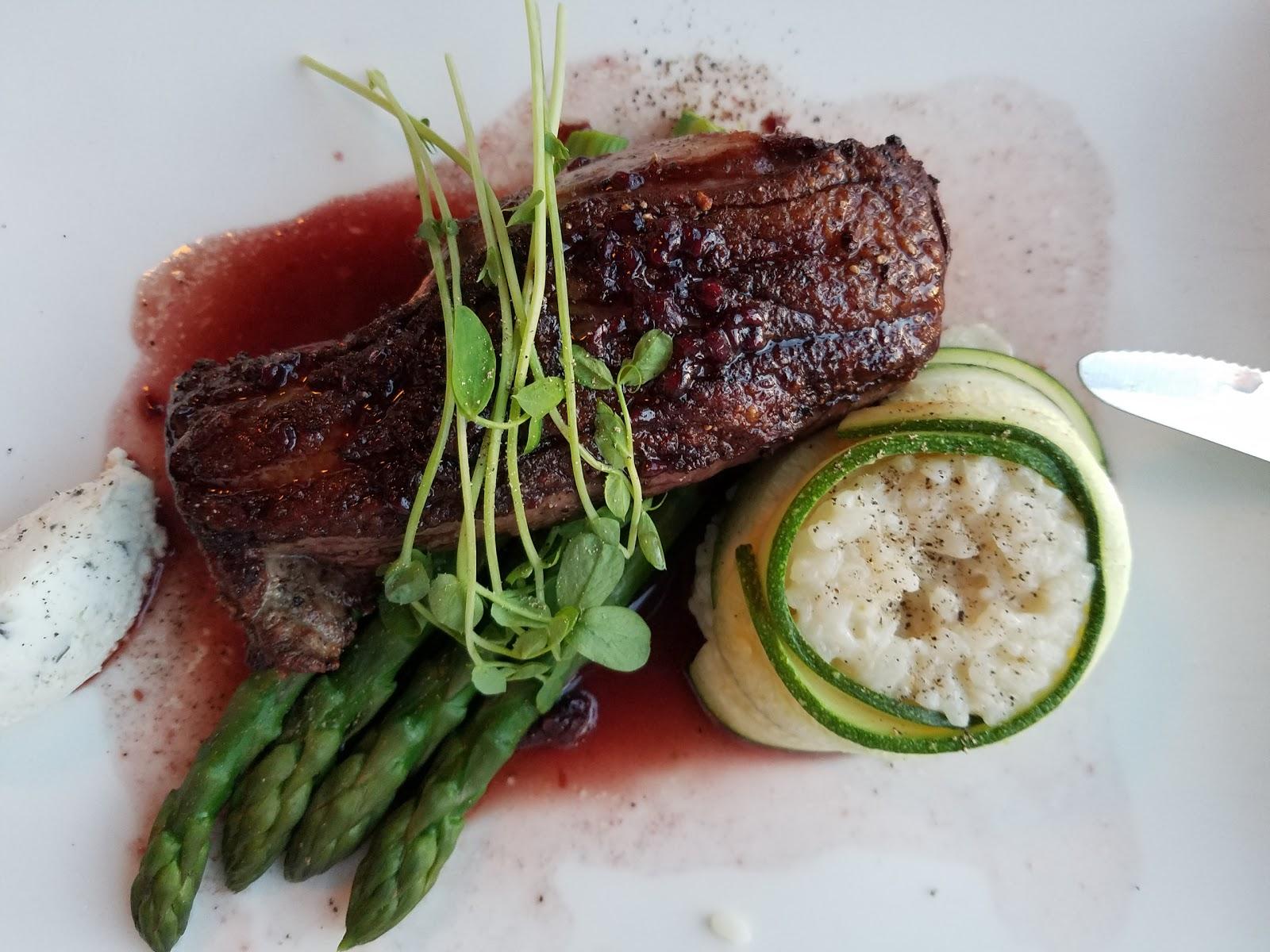 Bleu menu in Mashpee, Massachusetts, USA