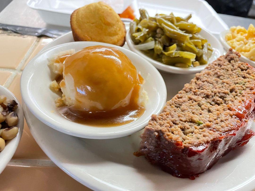 The Four Way Soul Food Restaurant menu in Memphis, Tennessee, USA