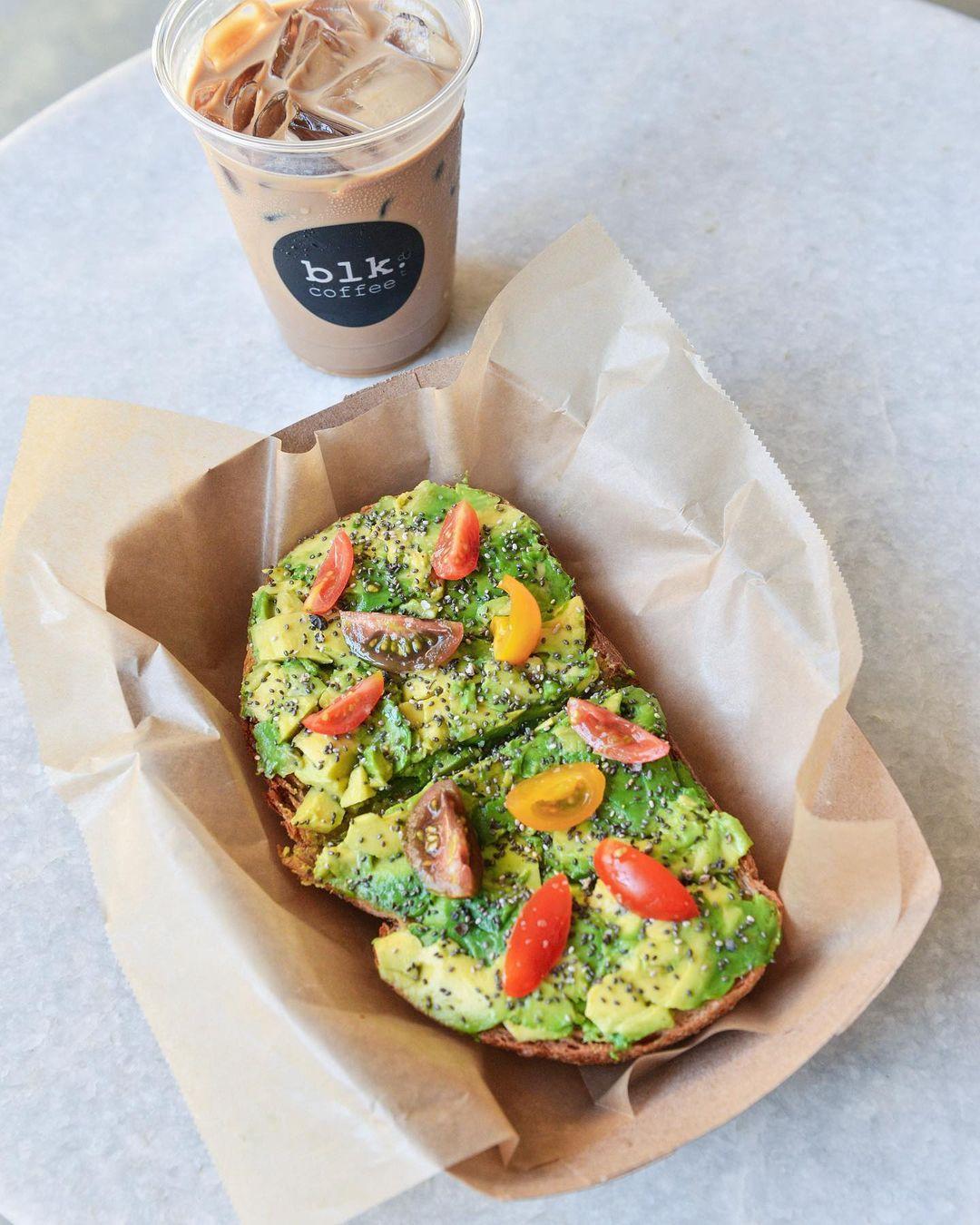 Blk Dot Coffee menu in Orange, California, USA