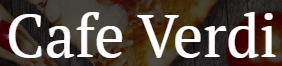Menu for Cafe Verdi in Wilmington, DE | Sirved