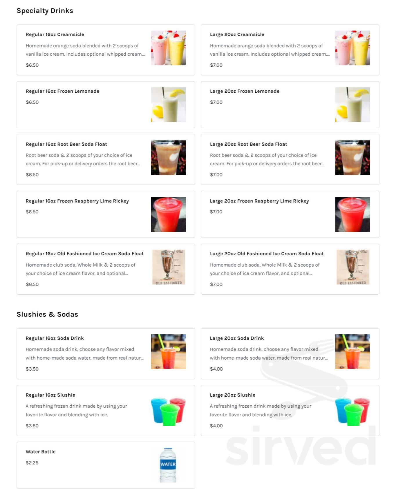 Menu - Hanover MA's LiL Duke's Ice Cream Shoppe | Sirved