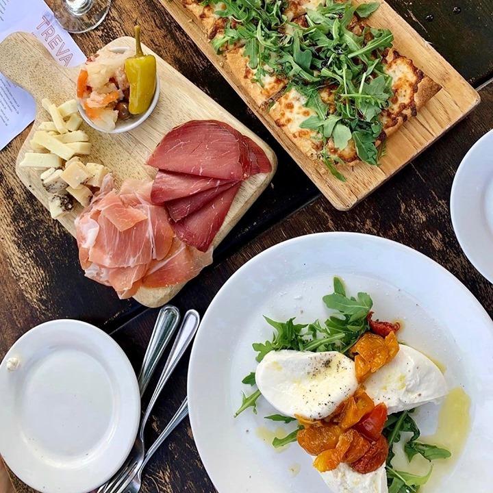 Treva menu in West Hartford, Connecticut, USA