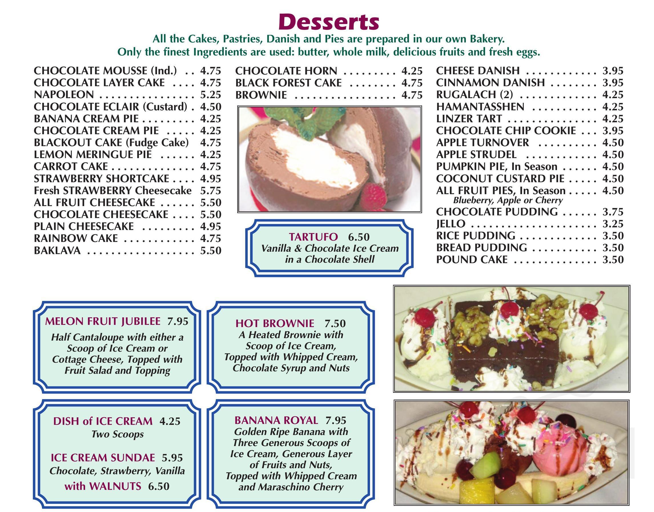Coram Diner menu in Coram, New York, USA