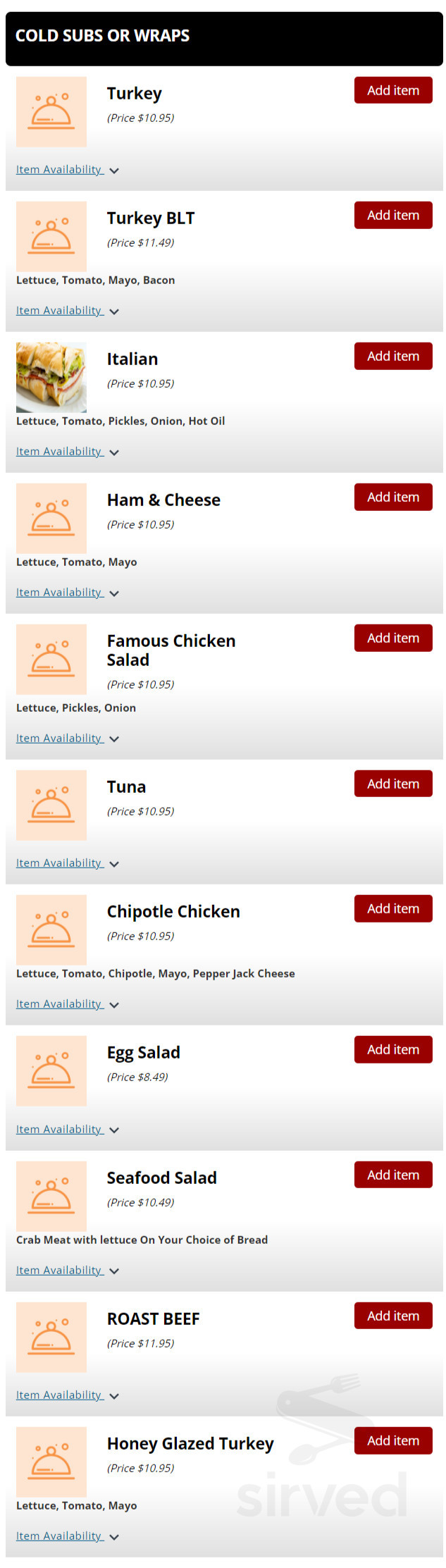 C Scott's Beer Wine & Deli menus in Walpole, Massachusetts, United States