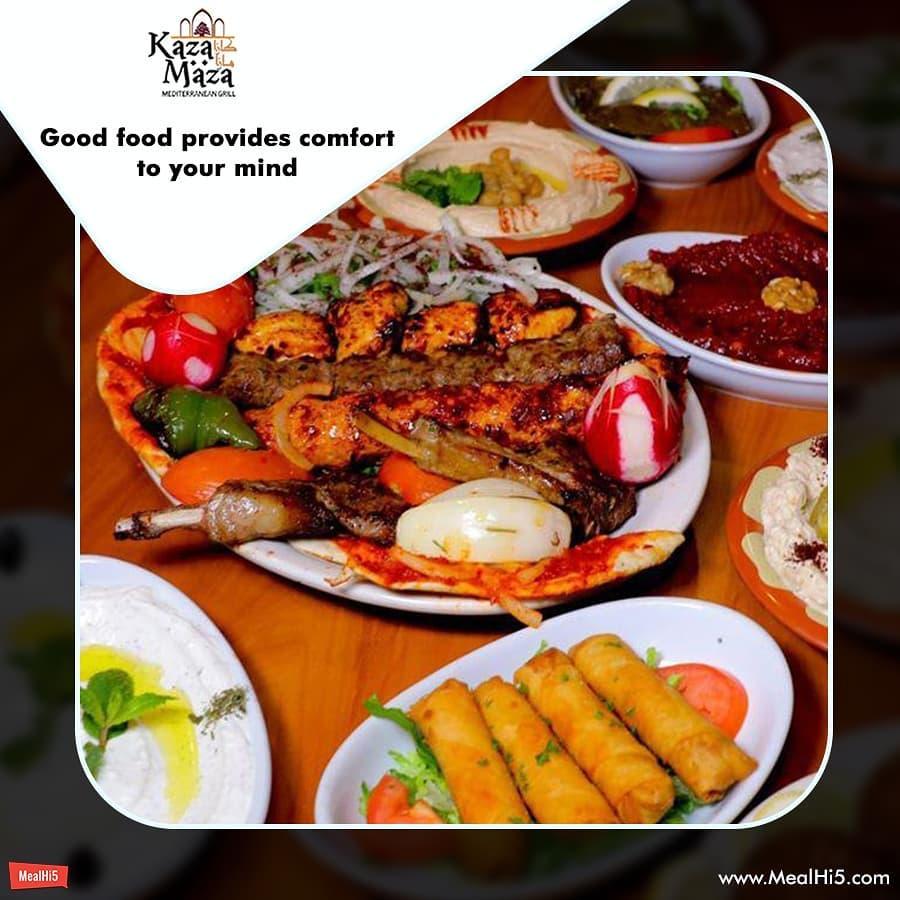 Kaza Maza Mediterranean Grill and Hookah Lounge menu in Norco ...