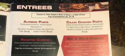 Menu for Chatters in Pittsburg, KS | Sirved