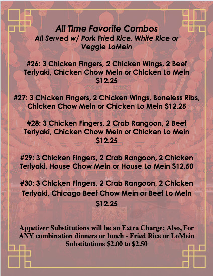 Fortune Cookie menus in Windham, Maine, United States